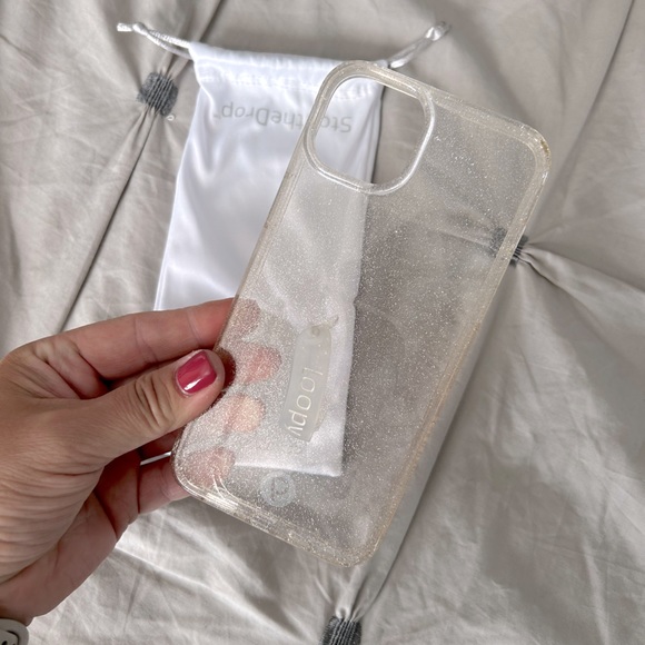 Loopy Case | Accessories | Loopy Case Gold Sparkle | Poshmark